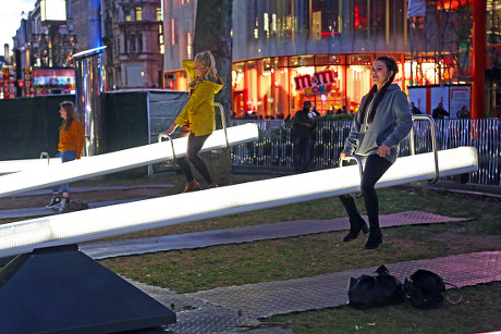 People Playing On Impulse Art Installation Editorial Stock Photo ...