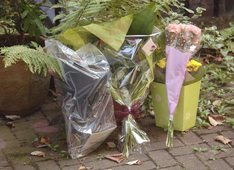 Floral Tributes Scene Crime Lucy Braham Editorial Stock Photo - Stock ...