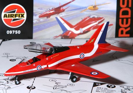 Airfix Model Aircraft Hawk Jet Editorial Stock Photo - Stock Image ...