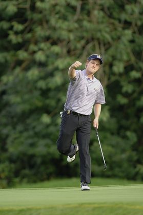 Luke Donald Holes Birdie Putt Win Editorial Stock Photo - Stock Image ...