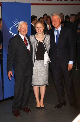 Jimmy Carter Chelsea Clinton Bill Clinton Editorial Stock Photo - Stock ...