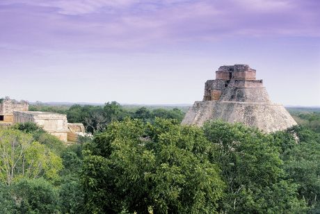 Mayan Site Uxmal Pyramid Soothsayer Right Editorial Stock Photo - Stock ...