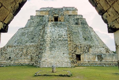 Mayan Site Uxmal Pyramid Soothsayer Right Editorial Stock Photo - Stock ...