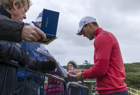 Martin Kaymer Signs Autographs After Finishing Editorial Stock Photo ...
