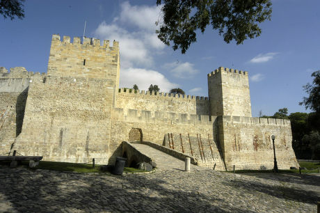 Castelo De Jorge St Georges Castle Editorial Stock Photo - Stock Image ...