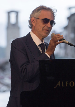 Andrea Bocelli During Performance Editorial Stock Photo - Stock Image ...