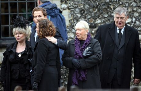 'Eastenders' TV programme filming at Hendon Crematorium, London ...