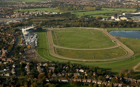 Kempton Park Racecourse Surrey England Britain Editorial Stock Photo ...