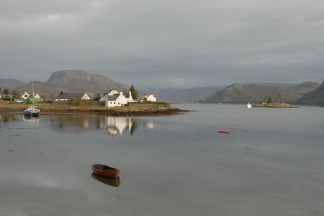 Plockton Hamlet On Shores Loch Carron Editorial Stock Photo - Stock ...