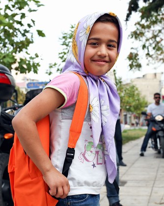Young Migrant Girl On Her First Editorial Stock Photo - Stock Image ...