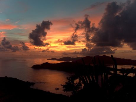 Sunset Shirley Heights Antigua Caribbean Editorial Stock Photo - Stock ...