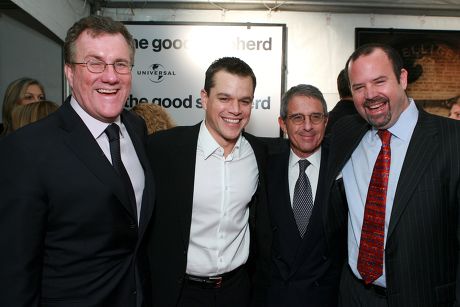 David Linde Matt Damon Ron Meyer Editorial Stock Photo - Stock Image ...