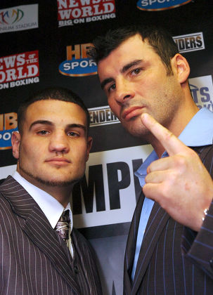 Joe Calzaghe v Peter Manfredo Jnr press conference, Newport, Wales ...