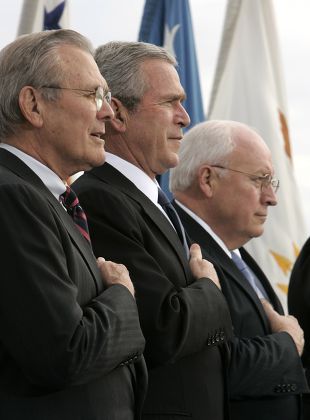 Outgoing Secretary Defense Donald Rumsfeld President Editorial Stock ...