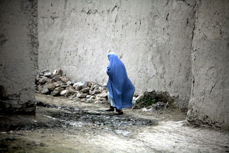 Afghan Woman Wearing Burka Kabul Afghanistan Editorial Stock Photo ...