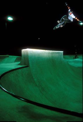Bmx Mike Aitkin Performing Onefooted Tabletop Editorial Stock Photo ...