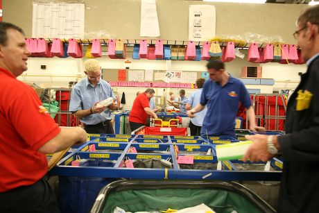 Sorting Mail By Hand Inverness Mail Editorial Stock Photo - Stock Image ...