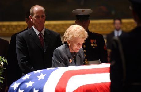The lying in state of former American President Gerald Ford in the ...