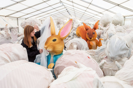 Giant Illuminated Beatrix Potter Characters Editorial Stock Photo ...
