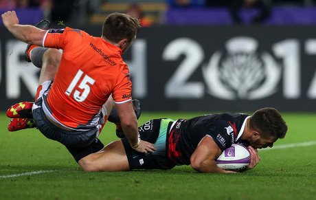 Rhys Webb Ospreys Scores Try Editorial Stock Photo - Stock Image ...