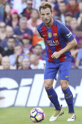 Jeremy Mathieu Barcelona Runs Ball During Editorial Stock Photo - Stock ...