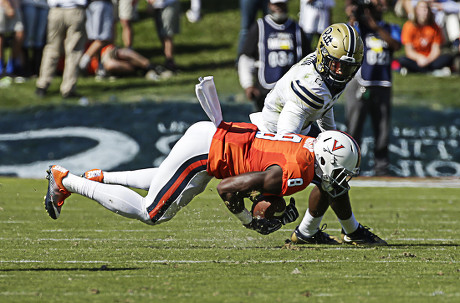 University Virginia Cavalier Wr 8 Keeon Editorial Stock Photo - Stock ...