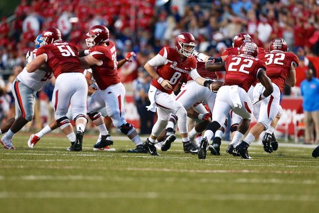 Razorback Qb Austin Allen 8 Looks Editorial Stock Photo - Stock Image ...