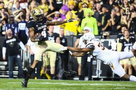 Colorado Wide Reciever Bryce Bobo Tries Editorial Stock Photo - Stock ...