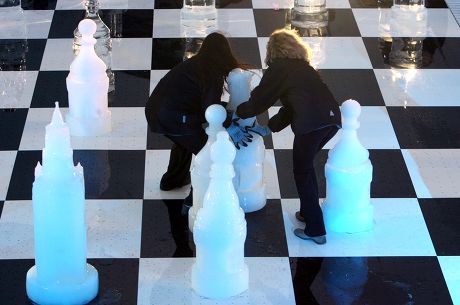 Chess Pieces Being Moved During Game Editorial Stock Photo - Stock ...