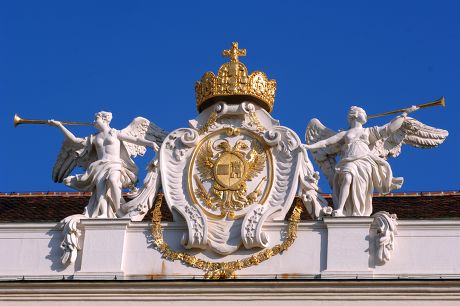 Hofburg Palace Royal Crest Crown Once Editorial Stock Photo - Stock ...