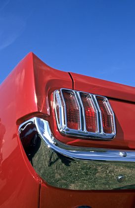 Ford Mustang Hardtop Coupe Tail Lights Editorial Stock Photo - Stock ...