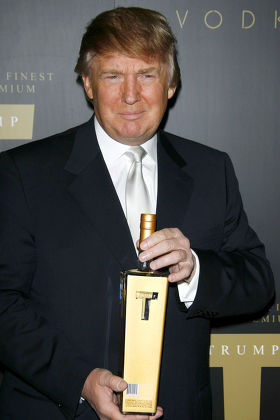 Donald Trump's 'Trump Vodka' launch, at Les Deux, Los Angeles, America ...