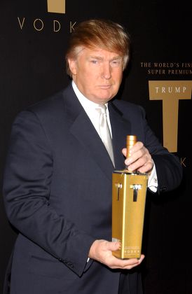 Donald Trump's 'Trump Vodka' launch at Les Deux, Los Angeles, America ...