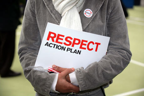 Student Holds Respect Action Plan Respect Editorial Stock Photo - Stock ...
