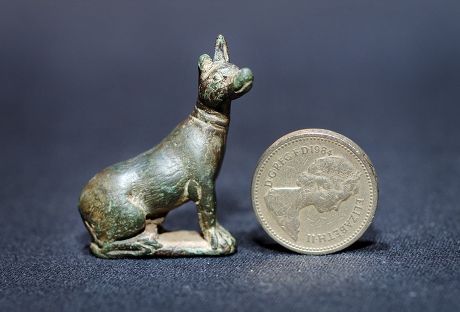 Roman Copperalloy Figurine Hound Found Newchurch Editorial Stock Photo ...