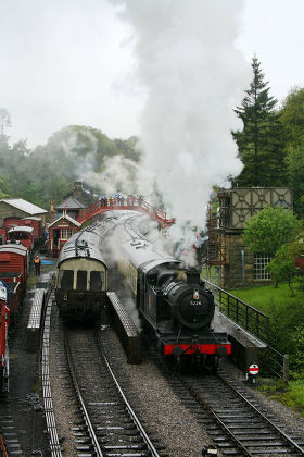 Steam Train Goathland Station On North Editorial Stock Photo - Stock ...