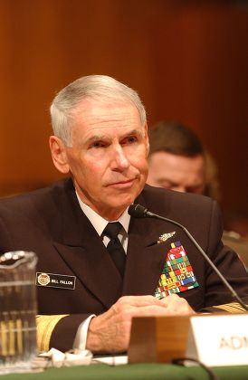 Admiral William Fallon Usn Answering Questions Editorial Stock Photo ...