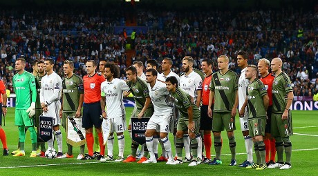 Two Teams Line Photograph Together Before Editorial Stock Photo - Stock ...