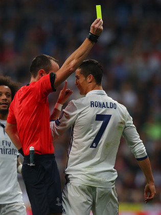 Cristiano Ronaldo Real Madrid Gestures He Editorial Stock Photo - Stock ...