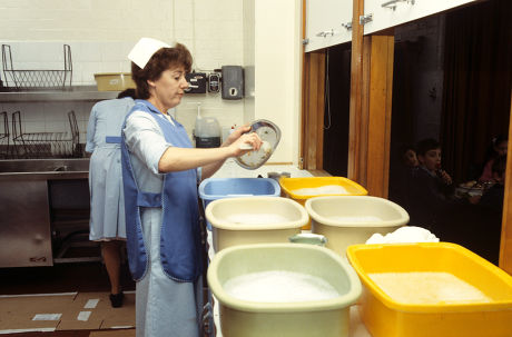 School Dinner Ladies Fairfield Primary School Editorial Stock Photo ...