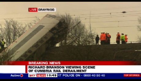 Virgin Train Crash Grayrigg Editorial Stock Photo - Stock Image ...