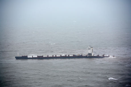 Container Ship Napoli Containers Removed Lost Editorial Stock Photo ...