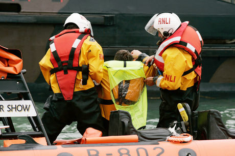 Coastguard Rnli Rescue Demonstration Editorial Stock Photo - Stock ...