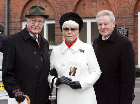 John Inman funeral at Golders Green cemetery, London, Britain - 23 Mar ...