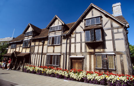 Shakespeare Birthplace One Five Shakespeare Houses Editorial Stock ...