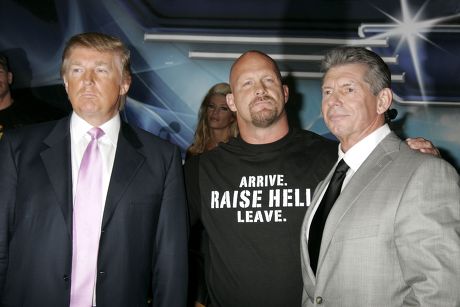 Donald Trump Stone Cold Steve Austin Editorial Stock Photo - Stock ...