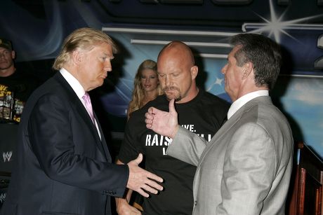 Donald Trump Stone Cold Steve Austin Editorial Stock Photo - Stock ...