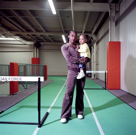 Gail Devers Daughter Karsen Suwanee Sports Editorial Stock Photo ...