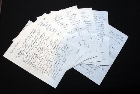 Janis Joplin Handwritten Letter Boyfriend Peter Editorial Stock Photo ...