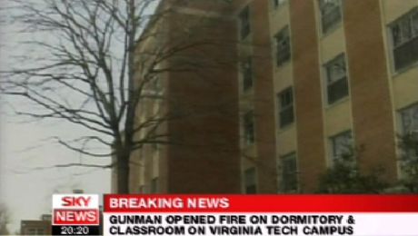 Virginia Tech college shooting in Virginia, America - 16 Apr 2007 Stock ...